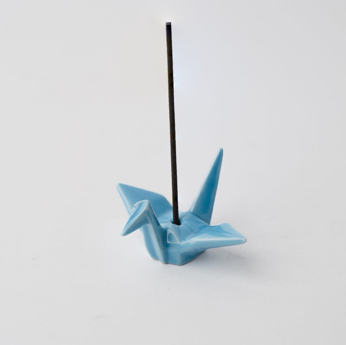 Light Blue Origami Incense Stand – Orient: Homeware + Gifts