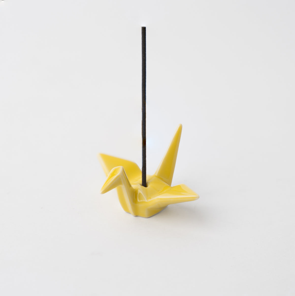 Yellow Origami Crane Incense Stand – Orient: Homeware + Gifts