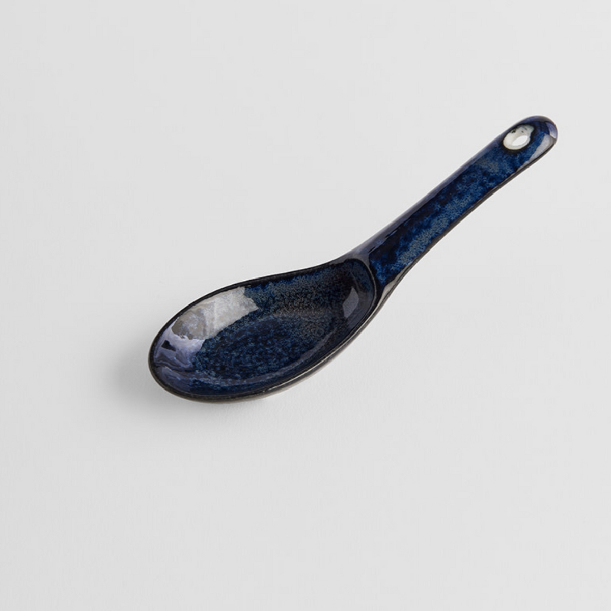 Indigo Blue Small Ceramic Spoon – Orient: Homeware + Gifts